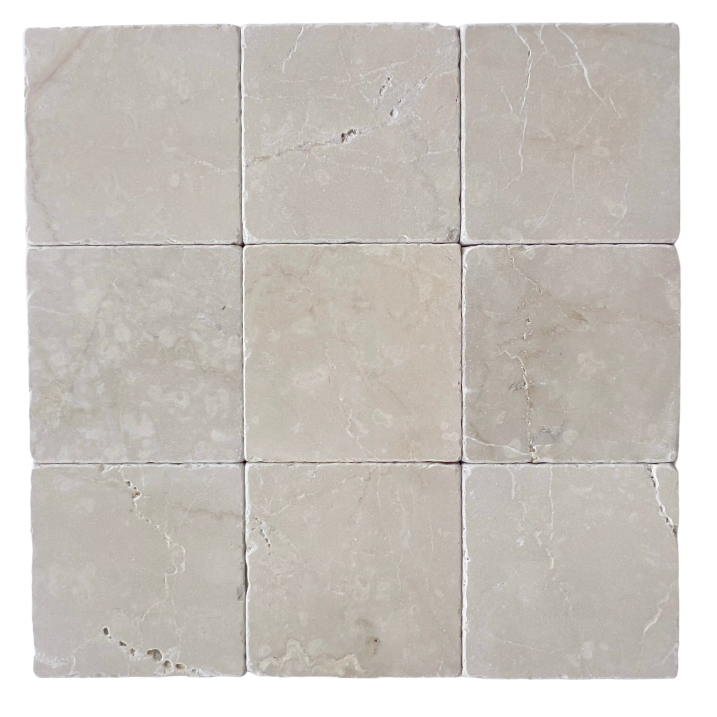 Botticino Square 100 Tumbled – MILLER STONE & CO