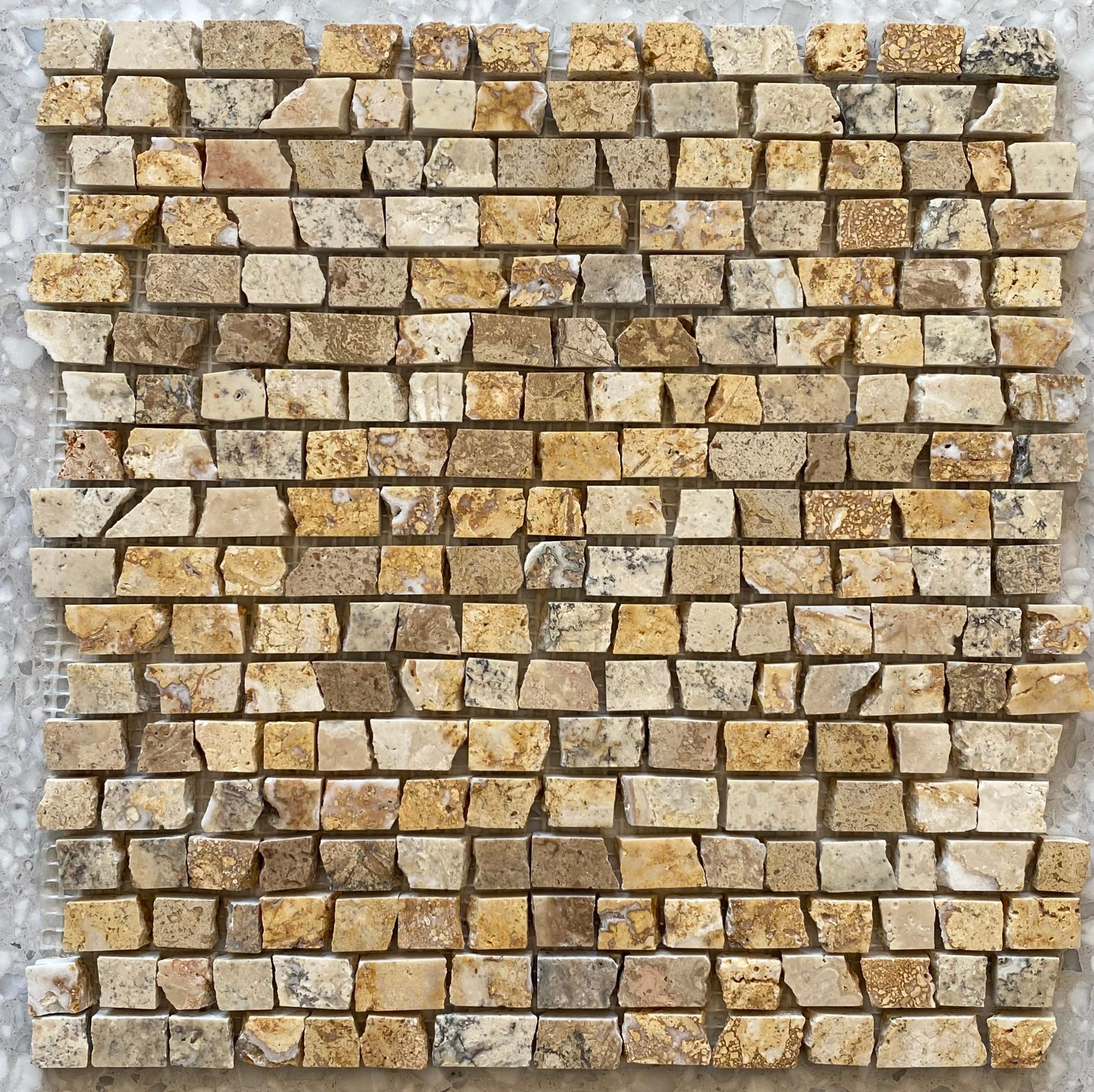 Domenico Travertine Rustic Honed Mosaic – MILLER STONE & CO
