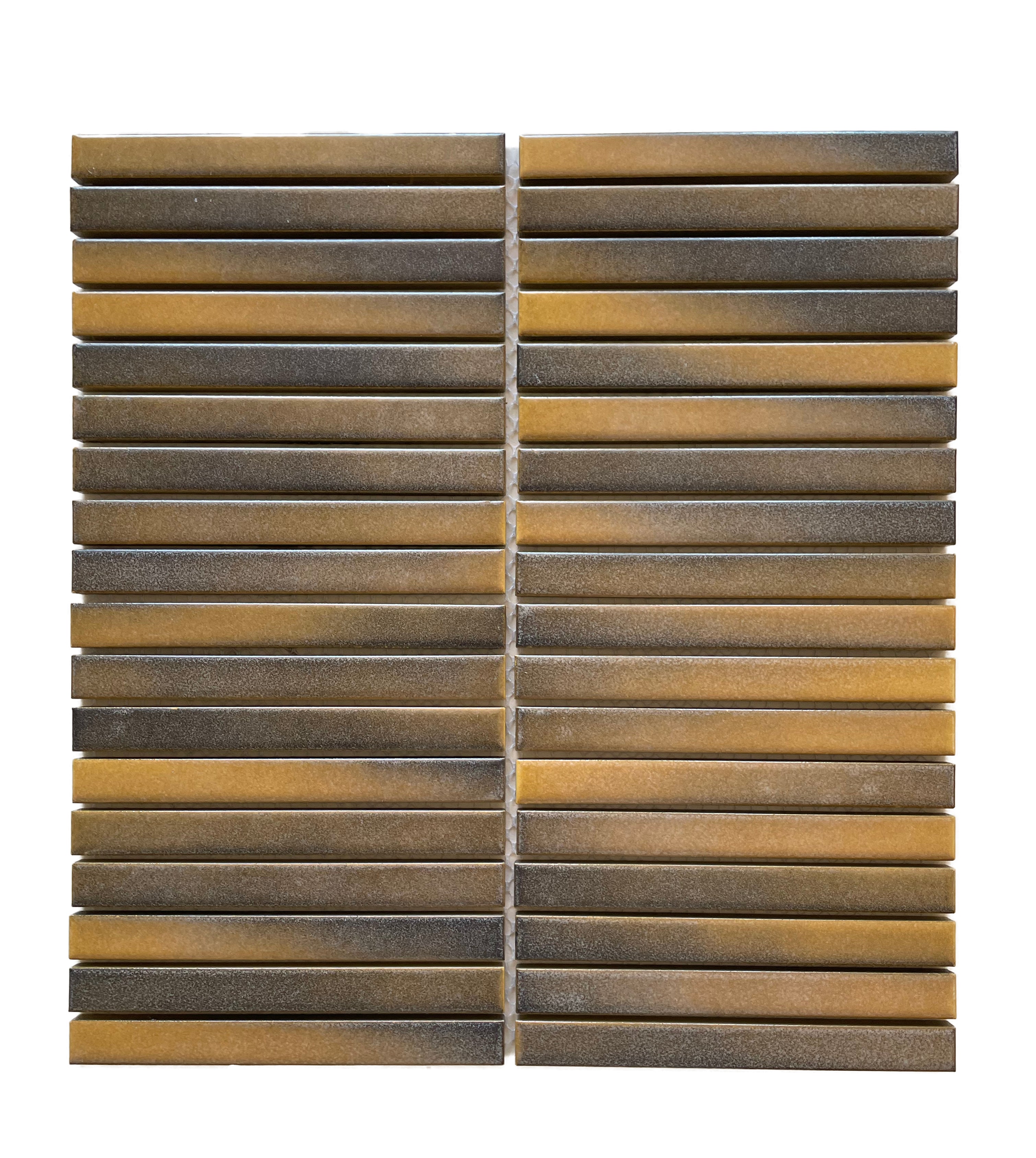 Ombre Bronze Matt Finger Mosaic – MILLER STONE & CO